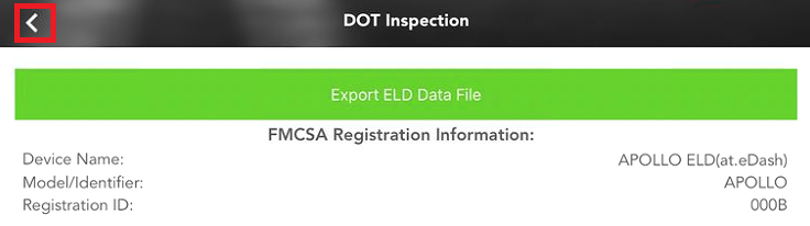 ELD iOS: DOT Inspection – GPSTrackit Support