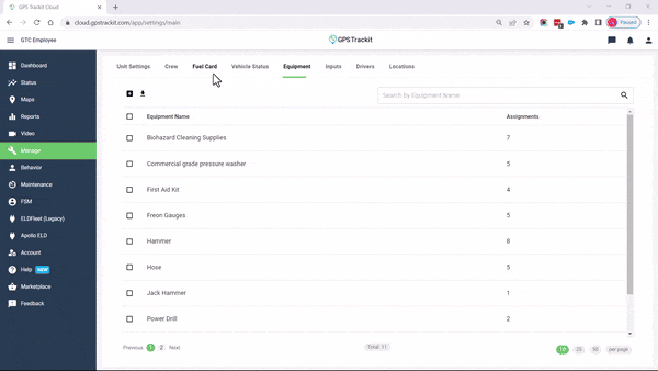 Equipment – GPSTrackit Support