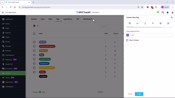 Tags – GPSTrackit Support