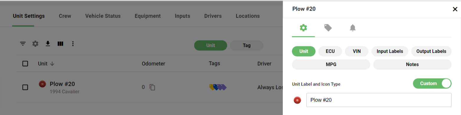 Inputs – GPSTrackit Support