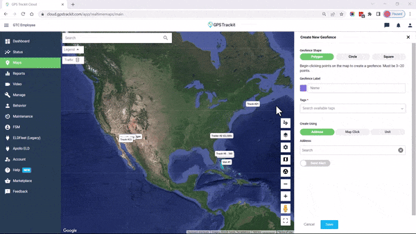 Geofences – GPSTrackit Support