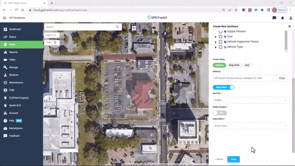 Geofences – GPSTrackit Support