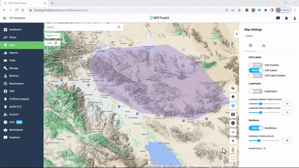 Geofences – GPSTrackit Support