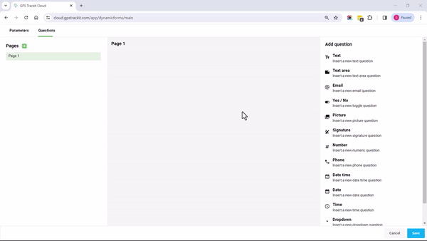 GPS Trackit Driver App: Forms – GPSTrackit Support