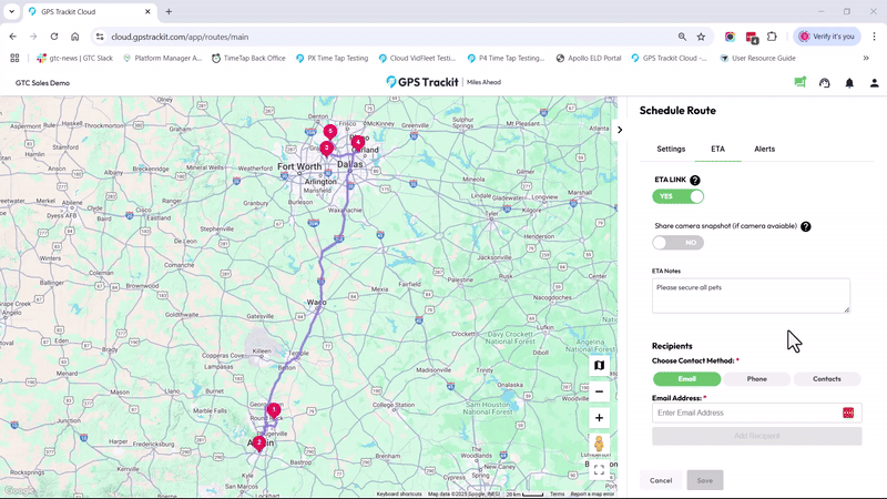 GPS Trackit Driver App: Sending & Managing Assignments – GPSTrackit Support