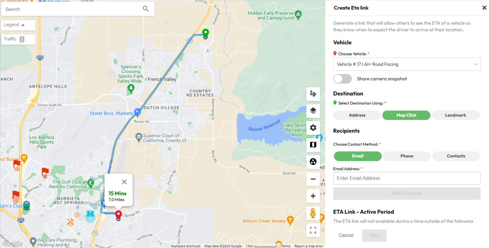 Maps: ETA – GPSTrackit Support