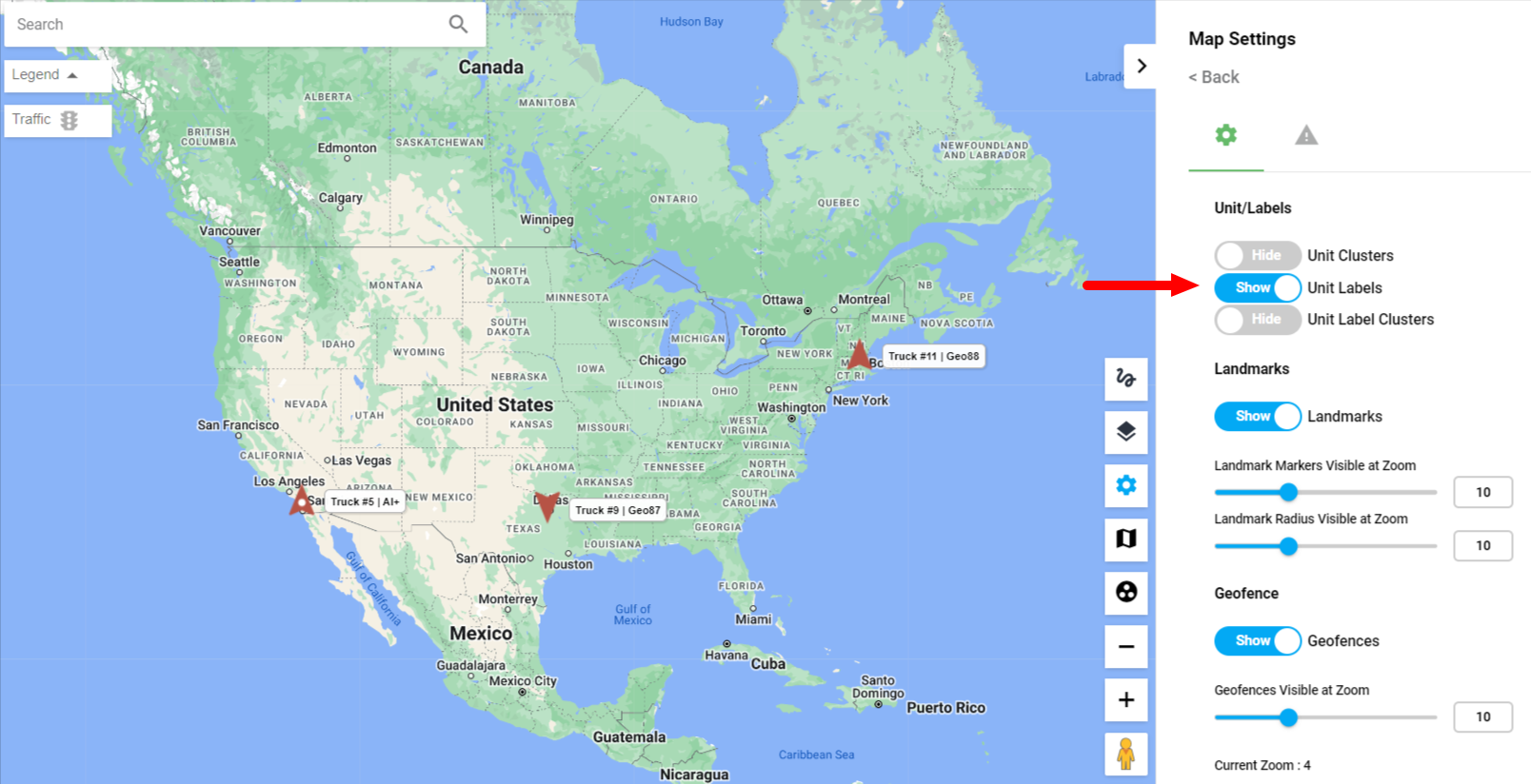 Maps: Layer Control – GPSTrackit Support