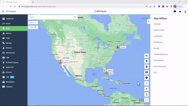 Maps: Send Messages – GPSTrackit Support
