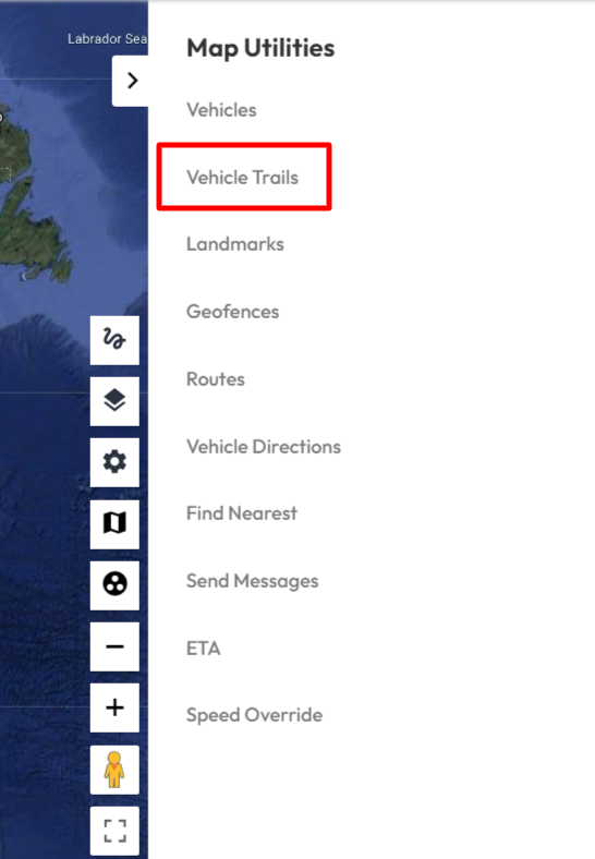 Maps: Vehicle Trails – GPSTrackit Support