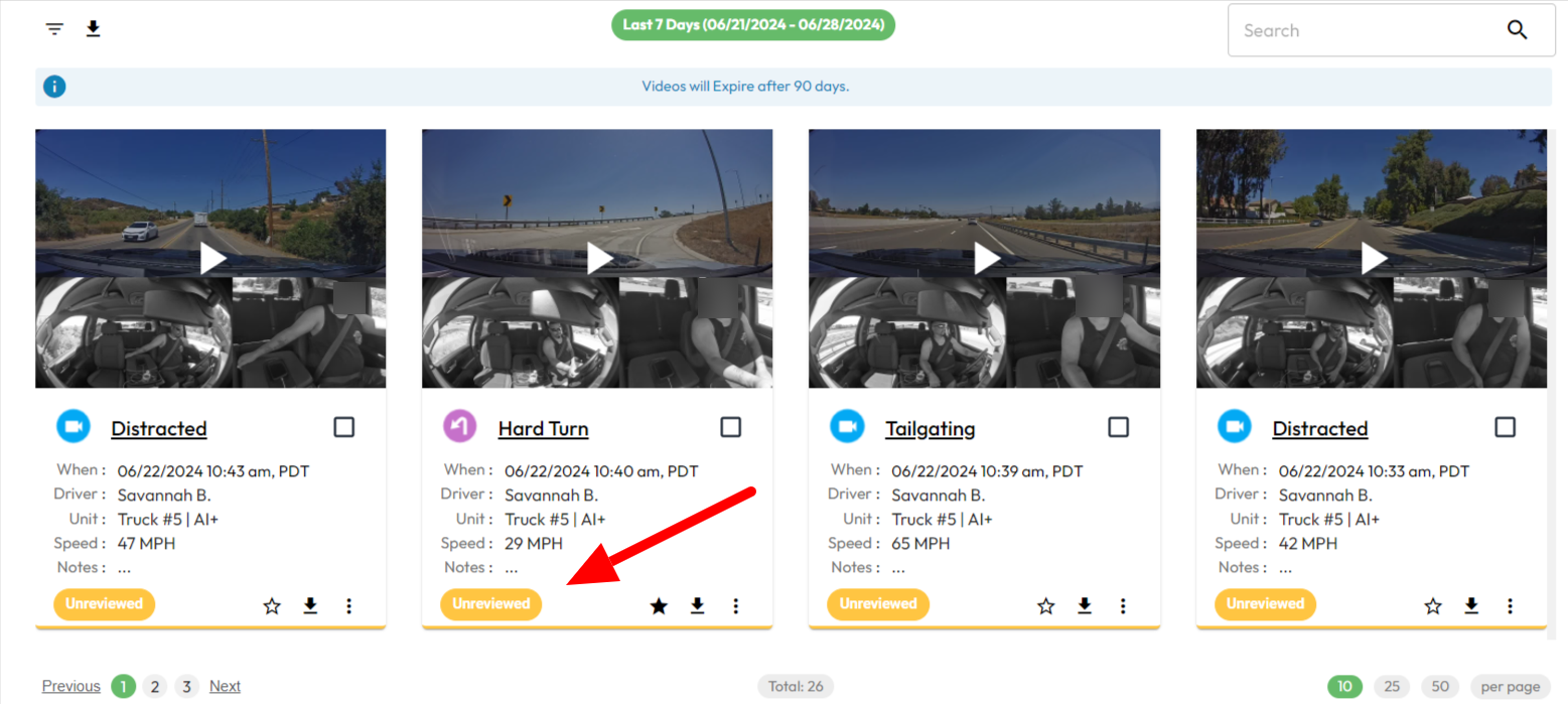 VidFleet Cameras: Driver Video Clip Review – GPSTrackit Support