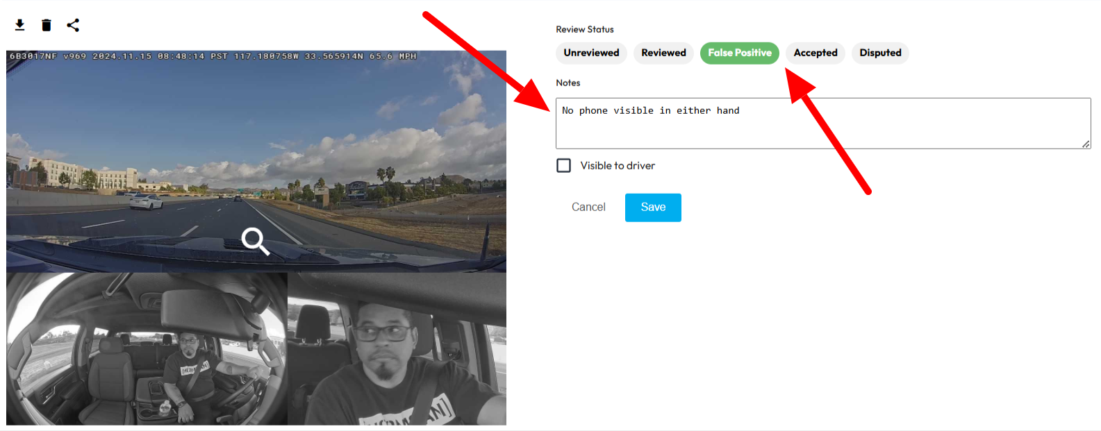 VidFleet Cameras: Driver Video Clip Review – GPSTrackit Support
