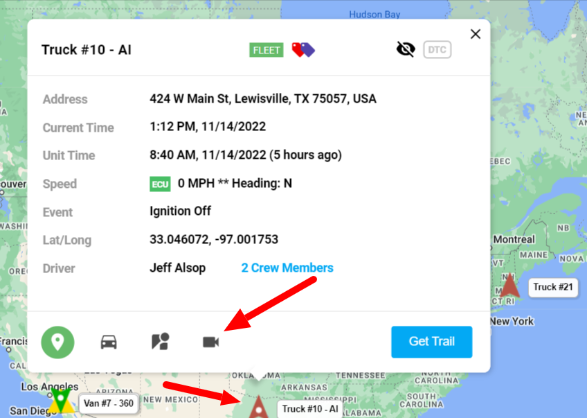 VidFleet Cameras: Live View – GPSTrackit Support