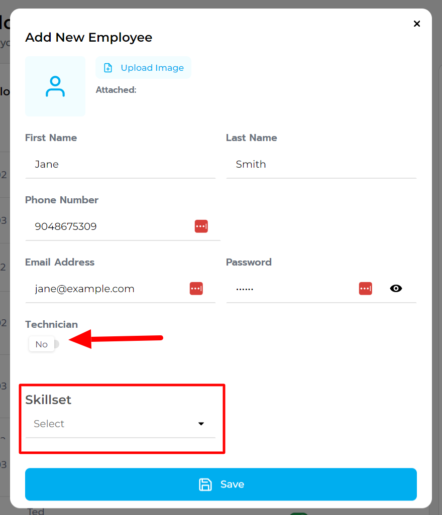 FieldSync: Crear & Administrar Empleados – GPSTrackit Support