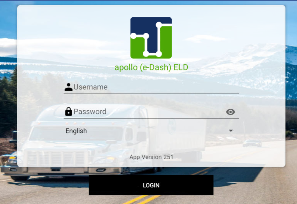 Aplicación ELD para Conductores Android: Inicio de Sesión – GPSTrackit Support