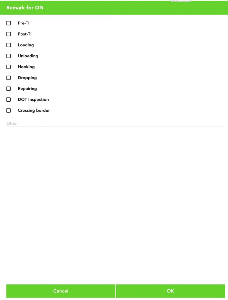 Aplicación ELD para Conductores iOS: Anotaciones – GPSTrackit Support